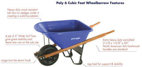 Wheelbarrows - Wolverine Hand Tools